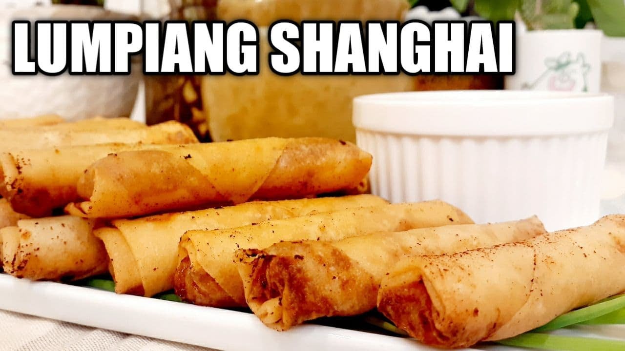 LUMPIANG SHANGHAI RECIPE | HOW TO MAKE FILIPINO SHANGHAI ROLLS | FINGER ...