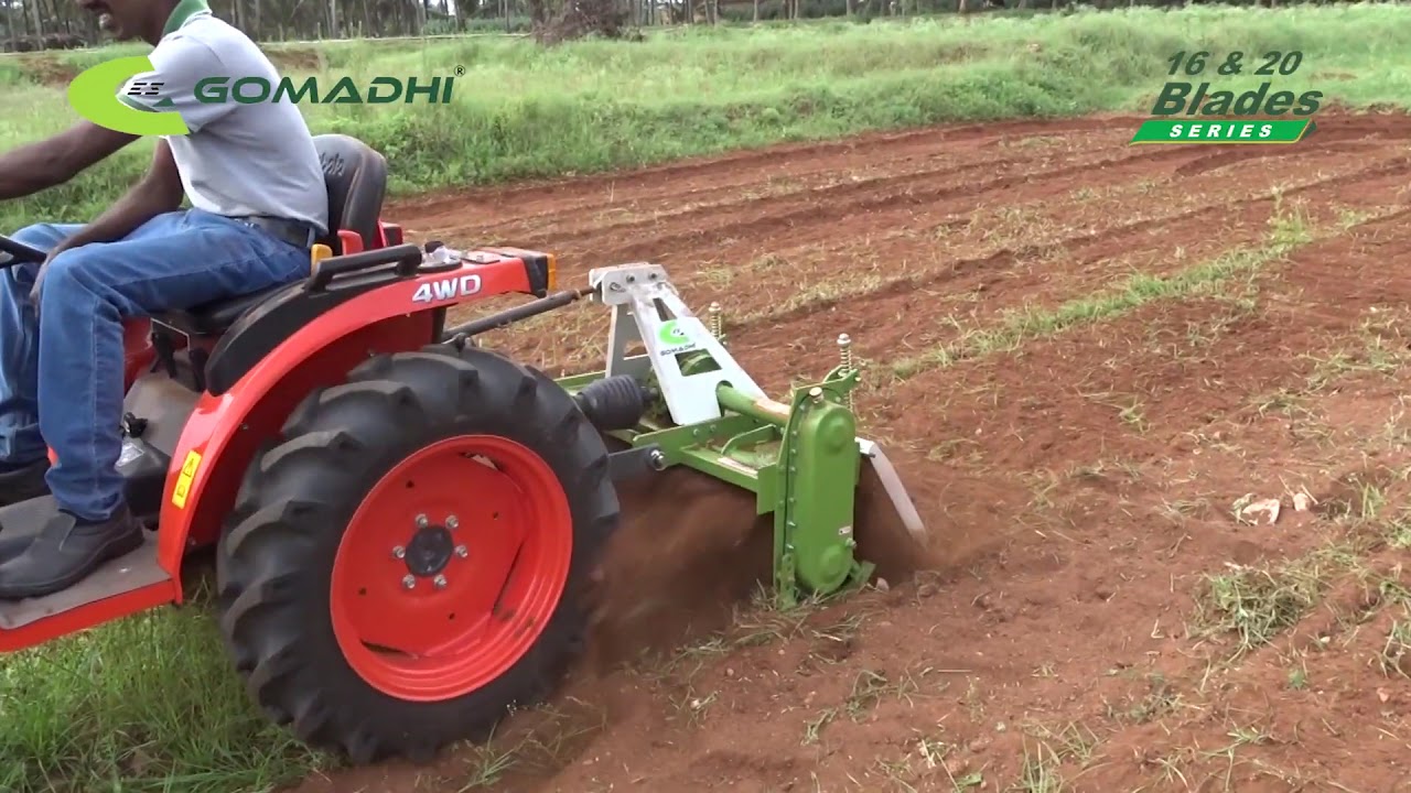 Gomadhi Mini Series Rotavator 16 & 20 HD - YouTube