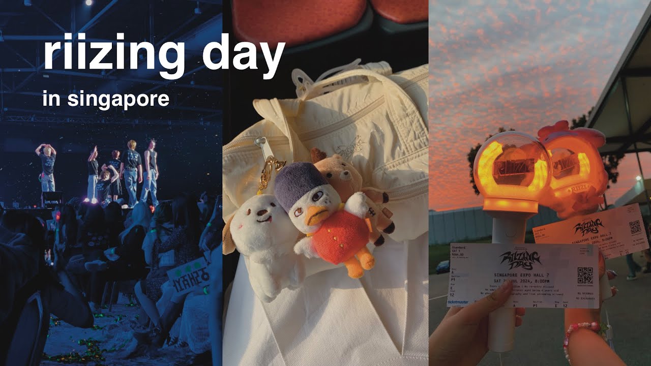 RIIZING DAY in SINGAPORE 🧡 + FANSIGN - YouTube
