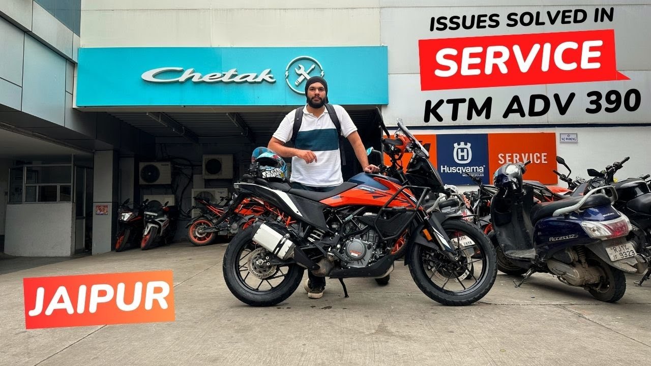 KTM ON FIRE | FIRST SERVICE DONE | ISSUE SOLVED - YouTube