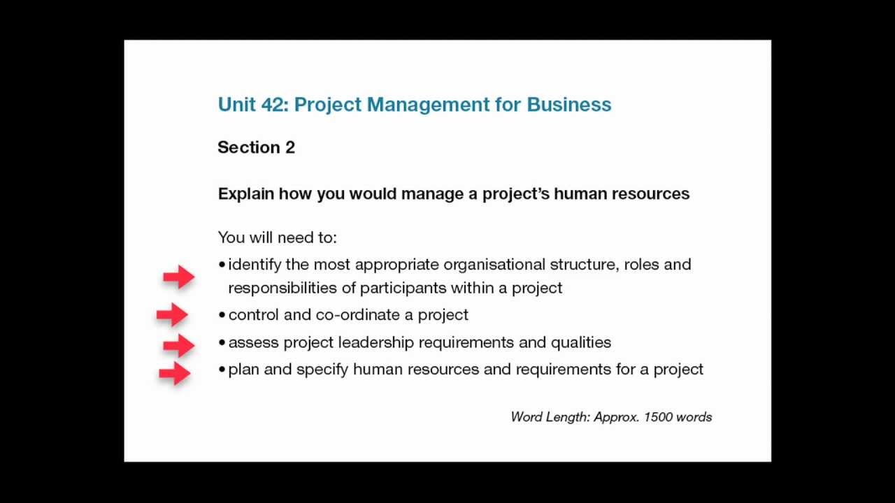 Unit 42 Project Management Assignment.mov - YouTube