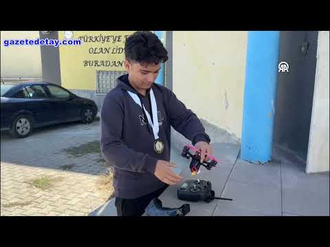Kütahyalı genç, sıfırdan yaptığı dronla dünya şampiyonu oldu