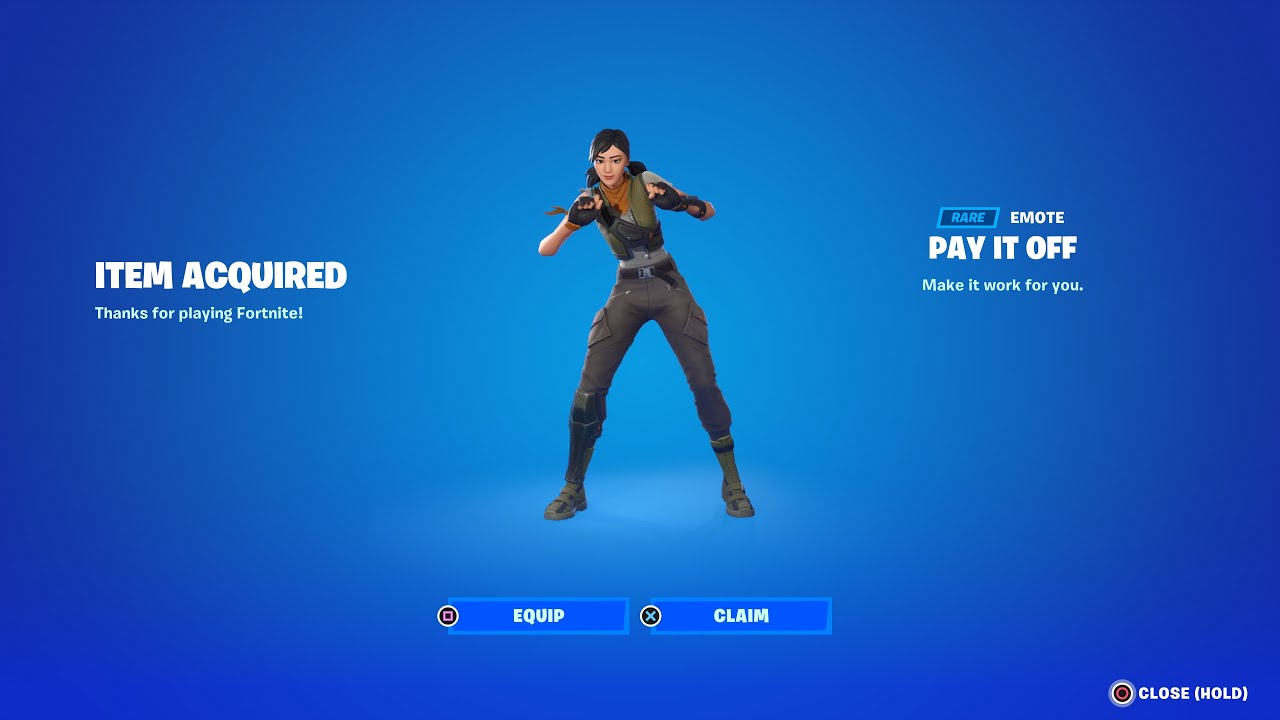 How To Get Pay It Off Emote For FREE! (Fortnite) - YouTube
