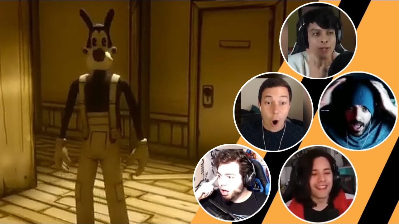 Reacciones de Youtubers a la Aparición de Boris | The Wolf Bendy and ...