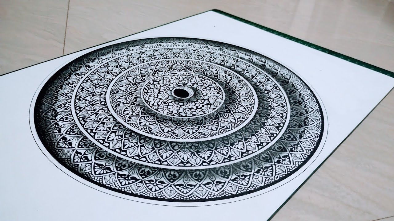 3D Mandala design pattern.Mandala Art-77 - YouTube