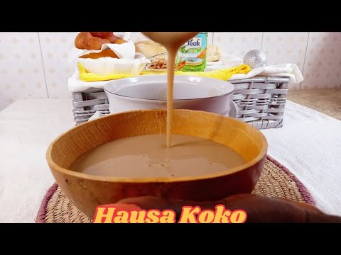 HOW TO PREPARE HAUSA KOKO || GHANA'S FAVOURITE BREAKFAST RECIPE - YouTube