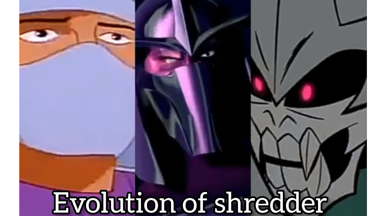evolution of shredder - YouTube