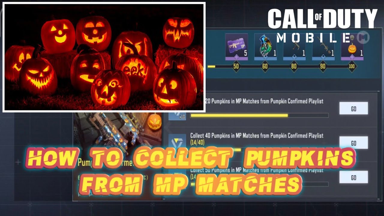 HOW TO COLLECT PUMPKINS IN MP MATCHES IN COD MOBILE | COLLECT PUMPKINS ...