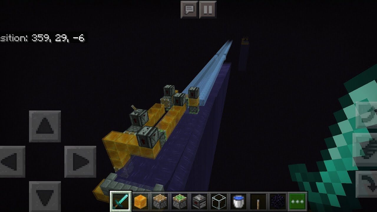 Auto Ice Bridge in Minecraft Bedrock - YouTube