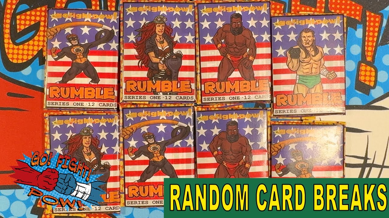 Letting the dice determine! Go Fight Pow Rumble Card Random Break ...