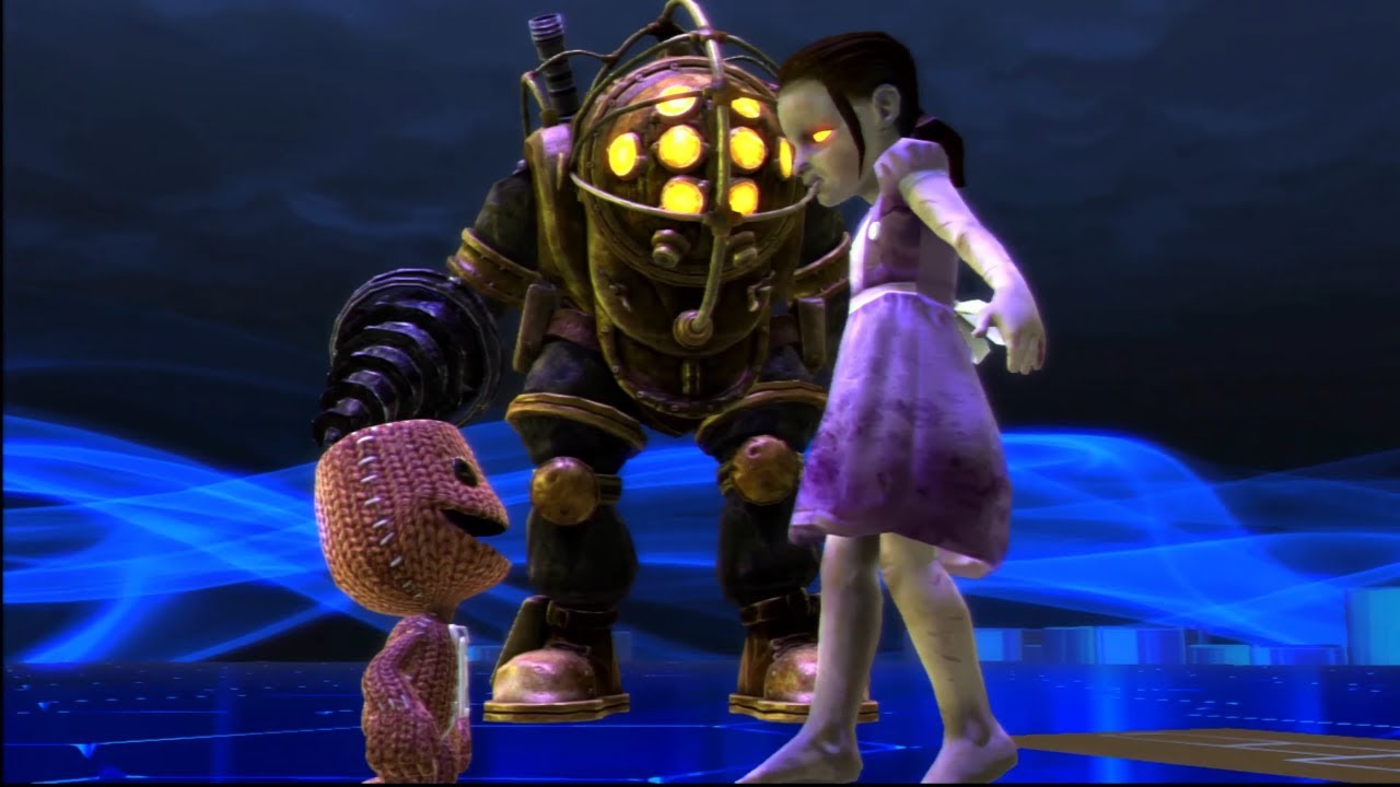 Playstation All-Stars Battle Royale Sackboy vs Big Daddy . - YouTube