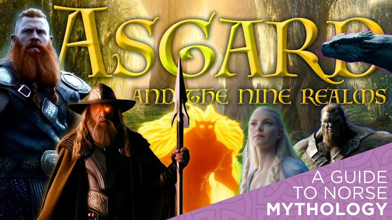 Asgard & the Nine Realms Explained | Norse Mythology Guide with Epic AI ...