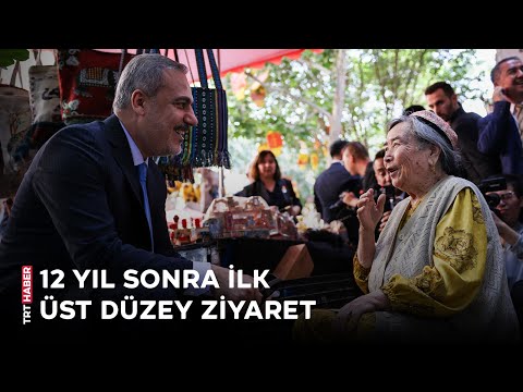 Bakan Fidan, Uygur Özerk Bölgesi'ni ziyaret etti