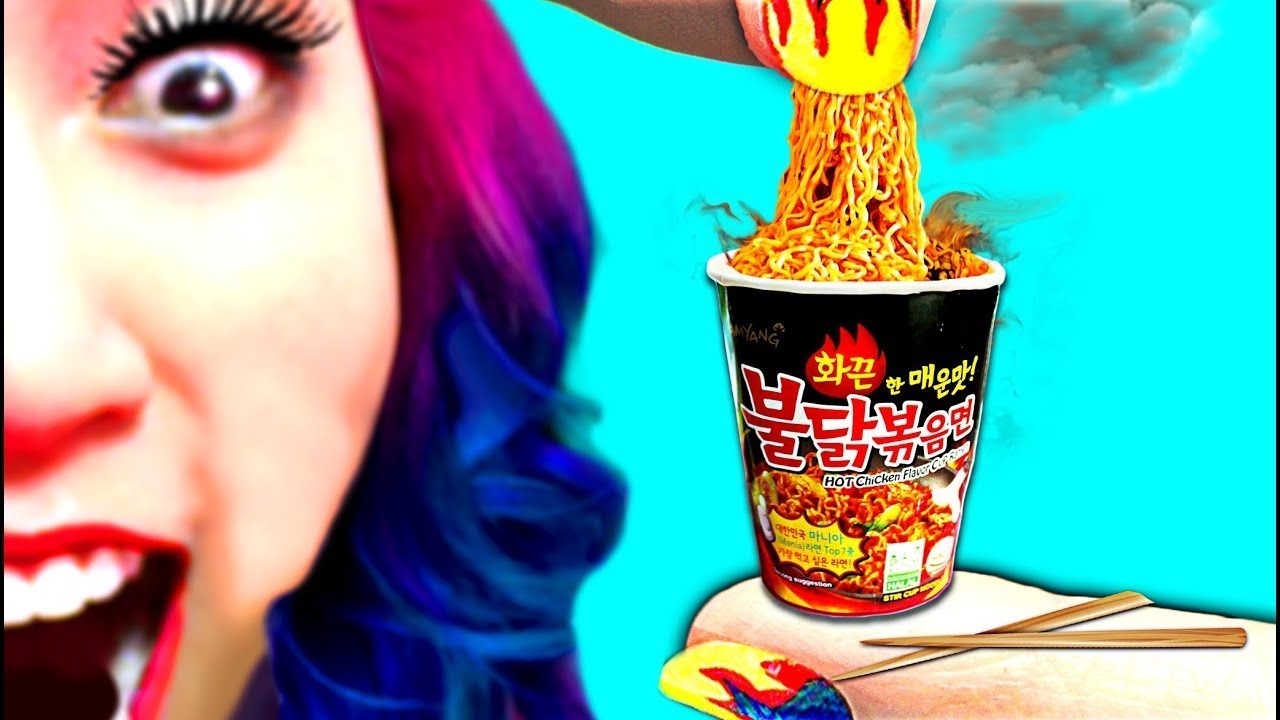 Super Spicy! DIY Miniature Samyang Noodles - YouTube