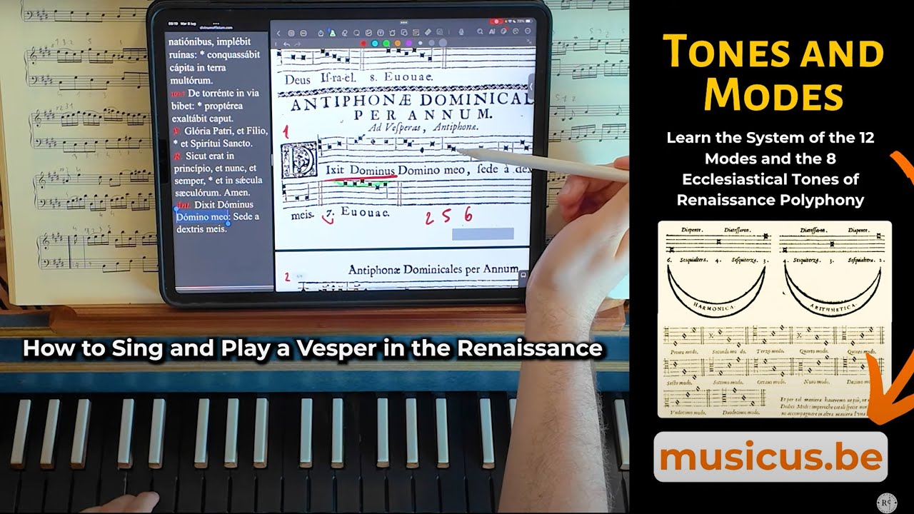 How to Sing and Play a Vesper in Cantus Firmus in the Renaissance # ...