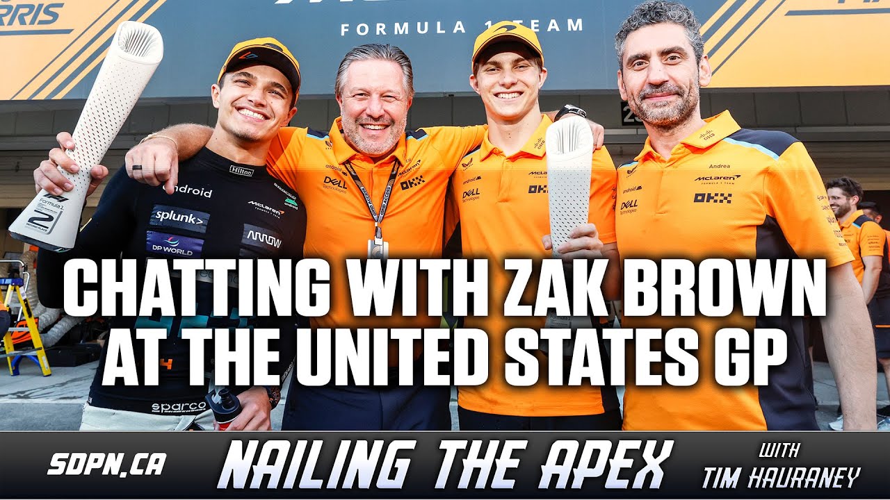 In Conversation with McLaren Racing CEO Zak Brown from the US GP ...