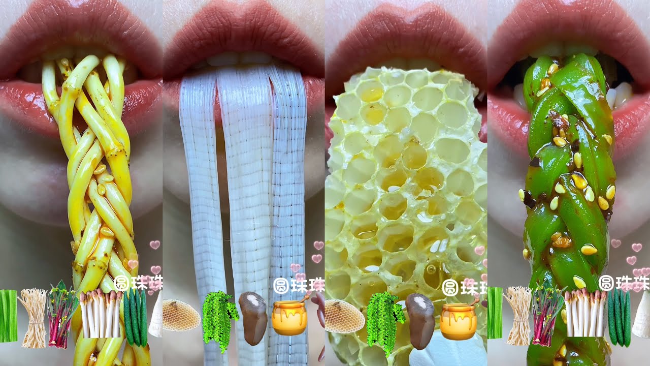 Asmr Sounds of Chewing Vegetables is Satisfying and Easy to Sleep - YouTube