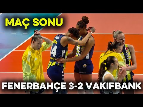 🔵Fenerbahçe 3-2 Vakıfbank🟡 Maç Sonu Görüntüleri 4.Maç #melissavargas #fenerbahçe #volleyball 