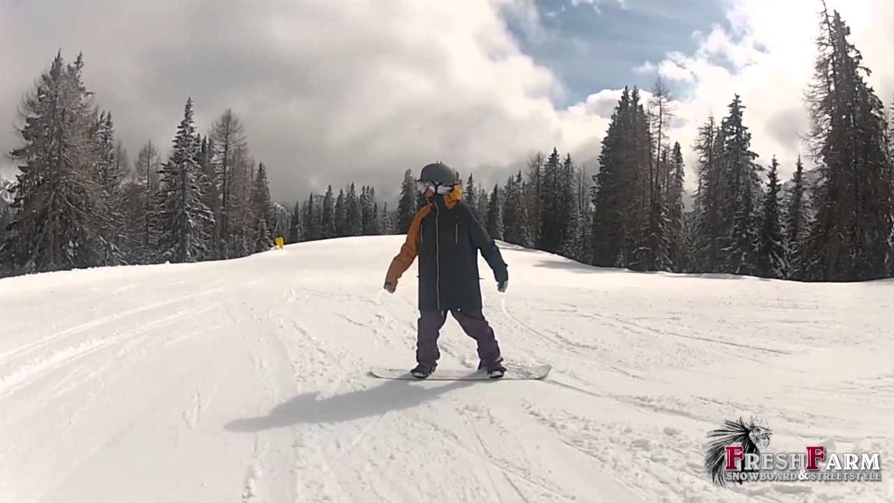 Lezione di snowboard 4: Curva Backside (Beginner) - YouTube