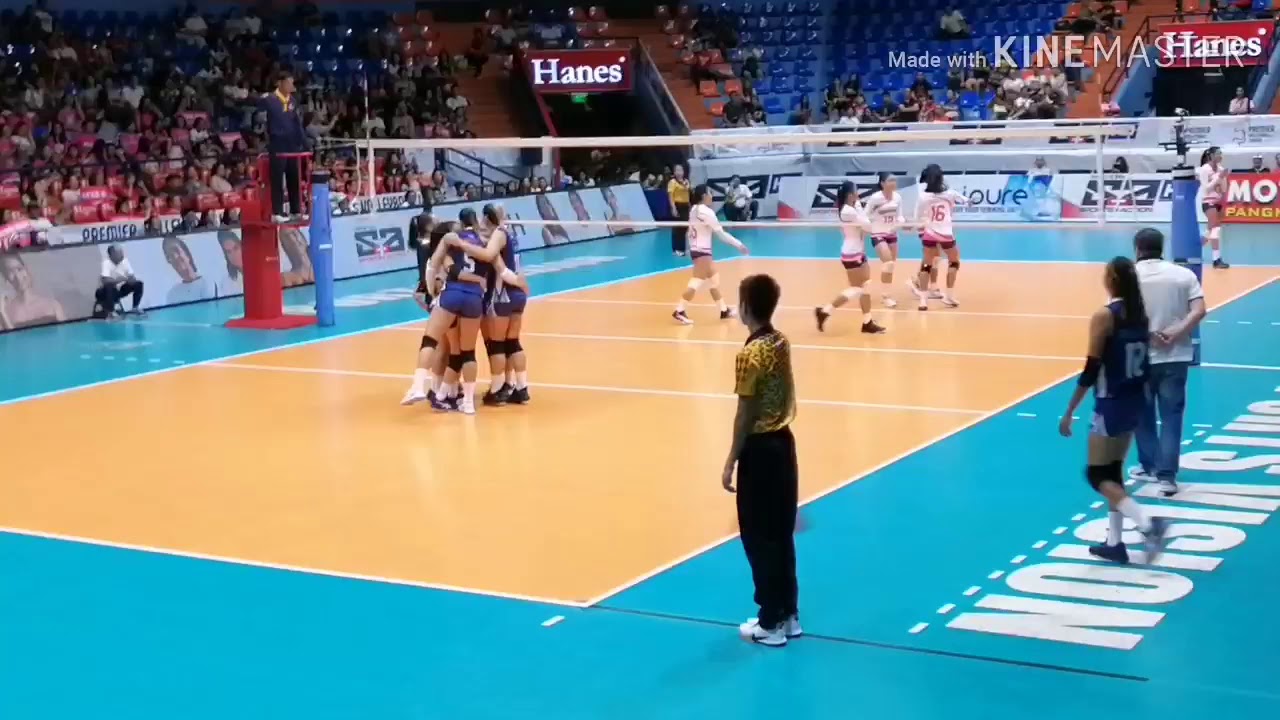 Creamline vs Balipure: Jema Galanza Spikes Hard Off the shoulders of ...