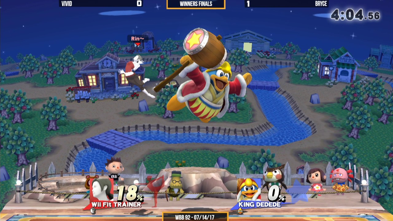 WBB #92 Bryce (Red DDD) vs Vivid (Blue DDD, Wii Fit) Winners Finals ...