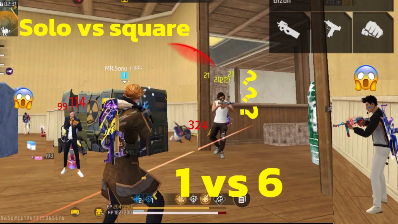 BR RANKING SOLO VS SQUARE 😱 20 KILL on peak 😎 - YouTube