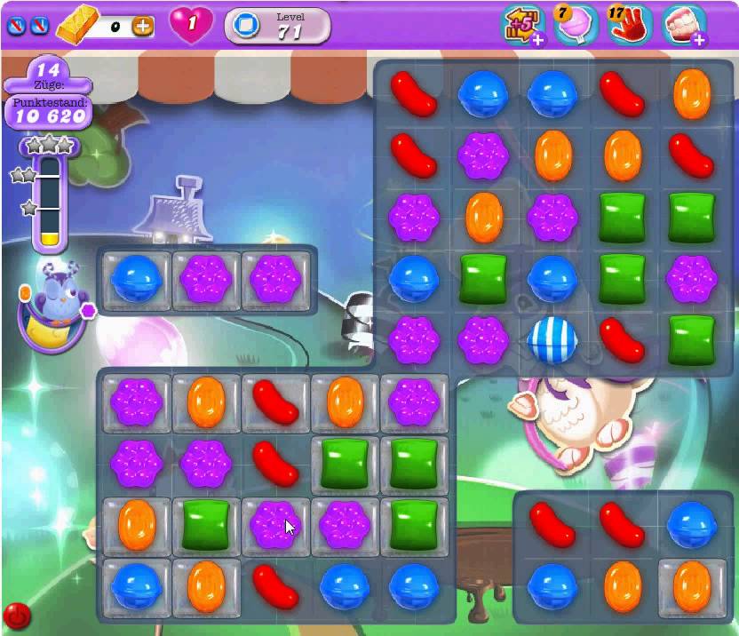 Candy Crush Saga Dreamworld Level 71 - ODUS - YouTube
