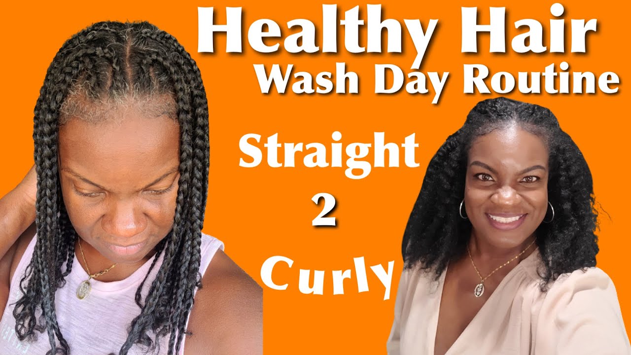 Watch My Natural Hair Revert From Straight to Curly Wash Day Routine on ...