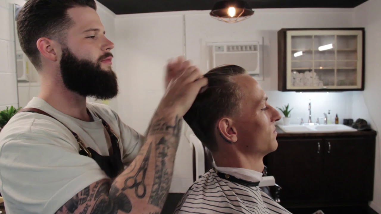 How To Use Pomade || The Mailroom Barber Co - YouTube