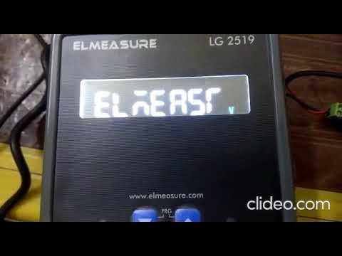 ELMEASURE LG 2519 Energy meter Modbus Communication - YouTube