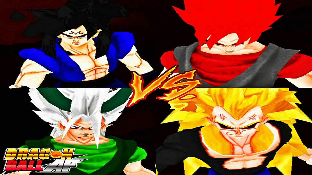 Dragon ball Tenkaichi Tag Team AF=Majineous,Zaiko Vs Evil Goku ssj ...