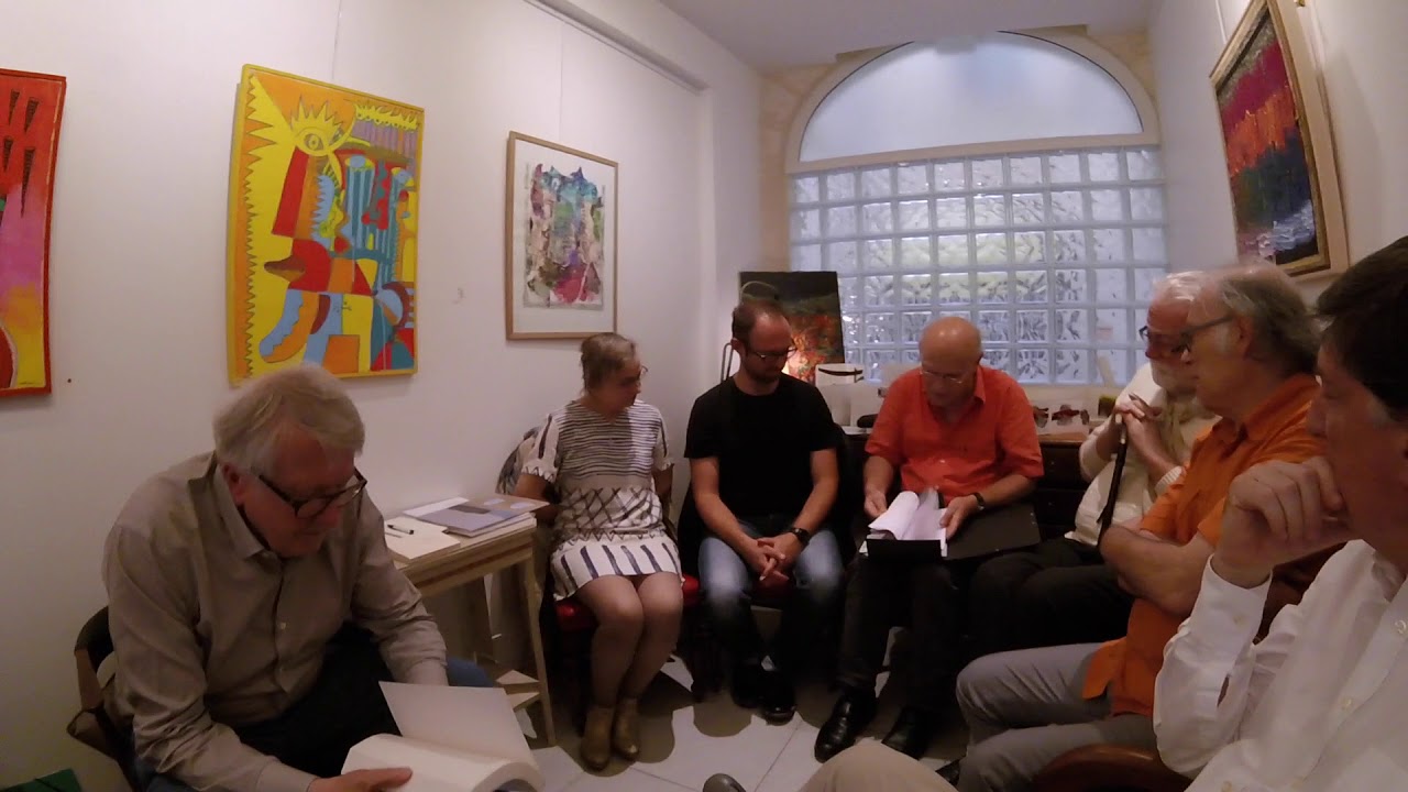 Lecture de poèmes d'Alain Chevrier - YouTube