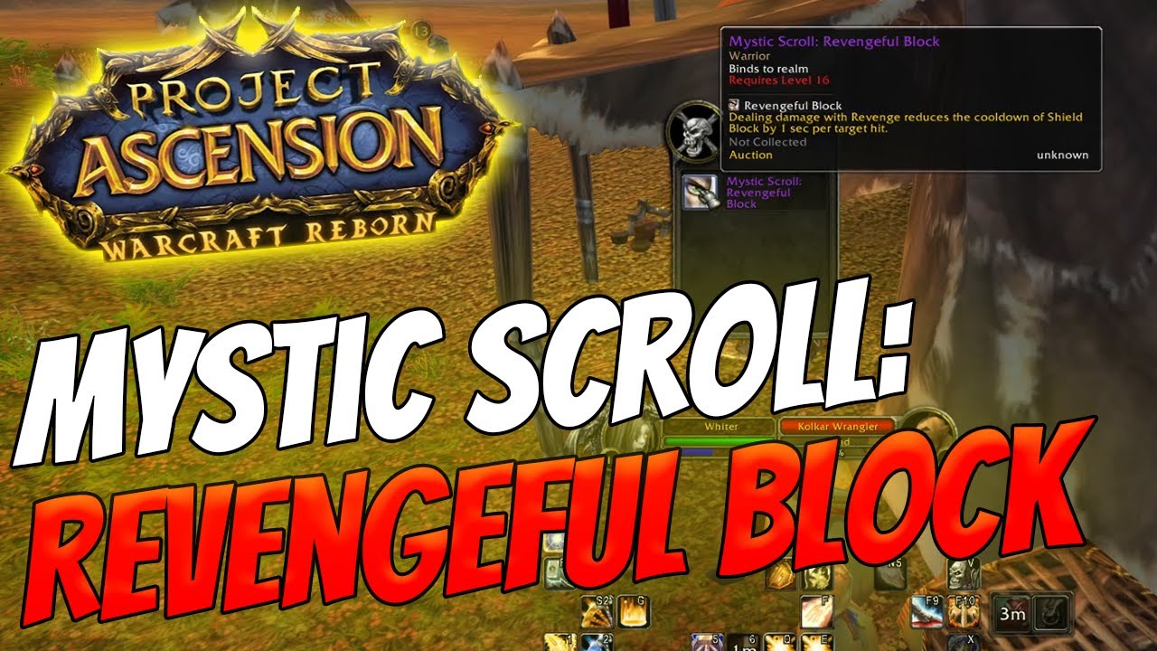How to get Mystic Scroll: Revengeful Block | Warrior [WoW Warcraft ...