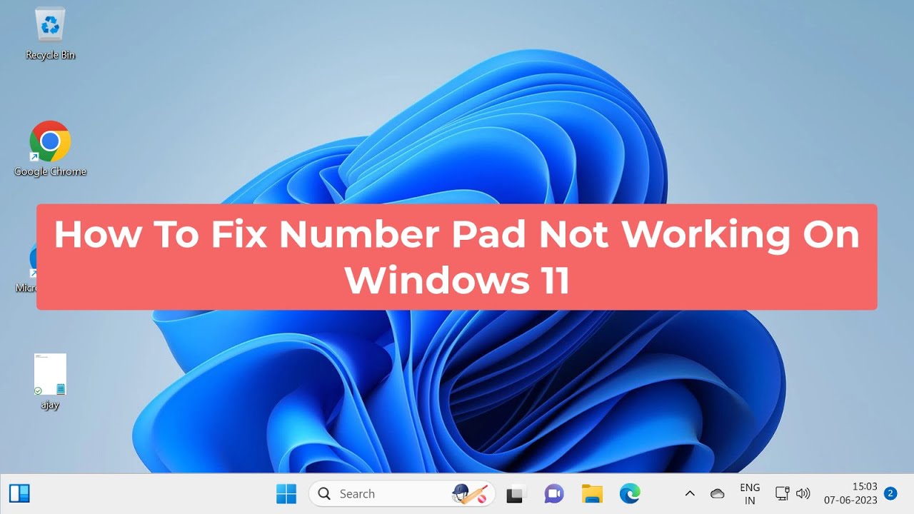How To Fix Number Pad Not Working On Windows 11 YouTube how-to-fix-number-pad-not-working-on-windows-11-youtube