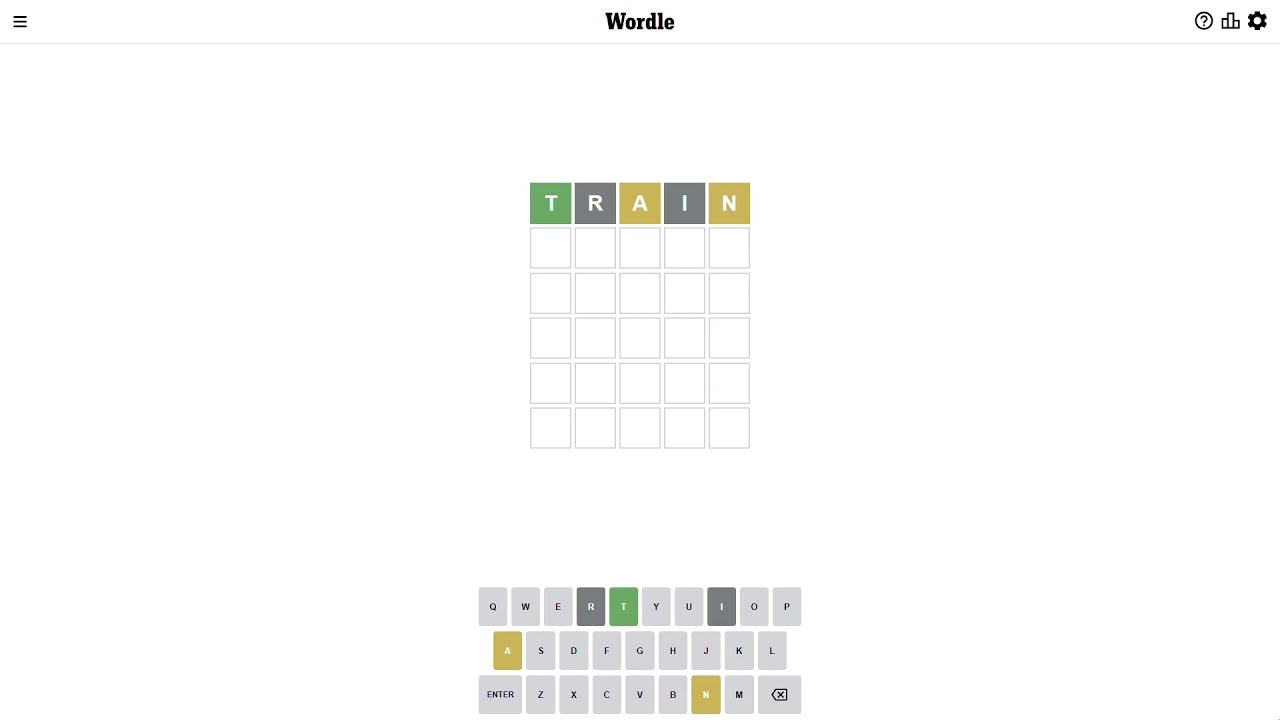 New York Times Games - Wordle Gameplay - YouTube