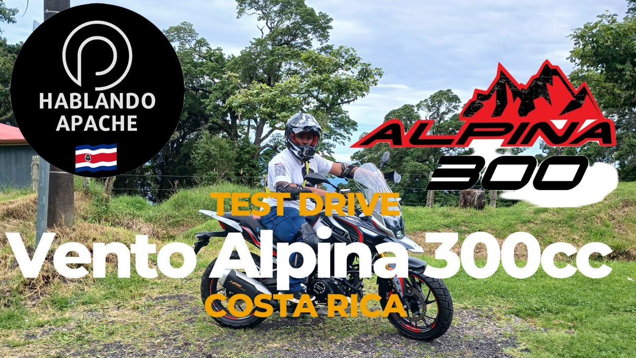 TEST DRIVE moto Vento Alpina 300cc en Costa Rica - YouTube
