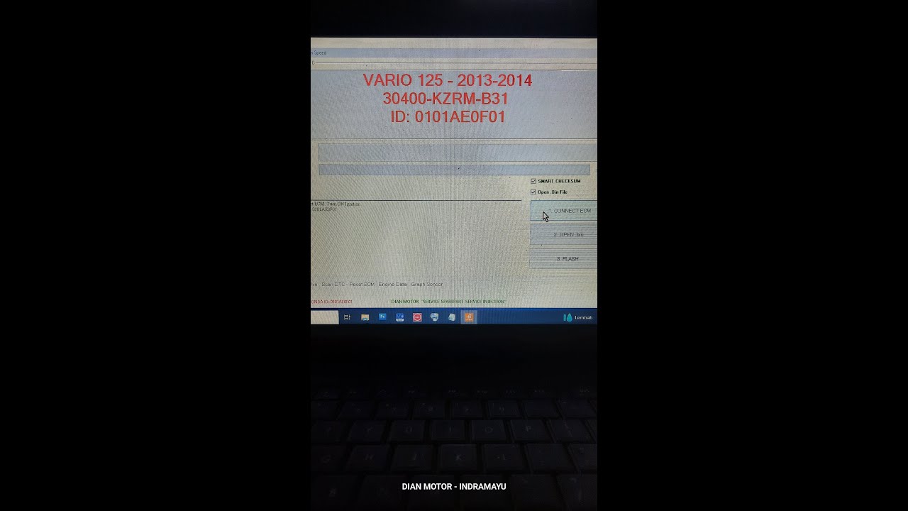 REMAP & REFLASH ECU VARIO 125 30400-KZRM-B31 - YouTube