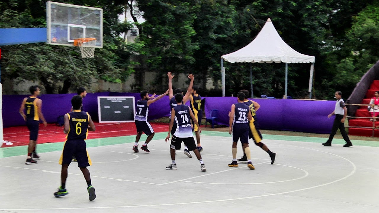 52nd INTER IIT SPORTS MEET 2017 BASKETBALL SEMIS IITK vs IITKGP part 3 ...