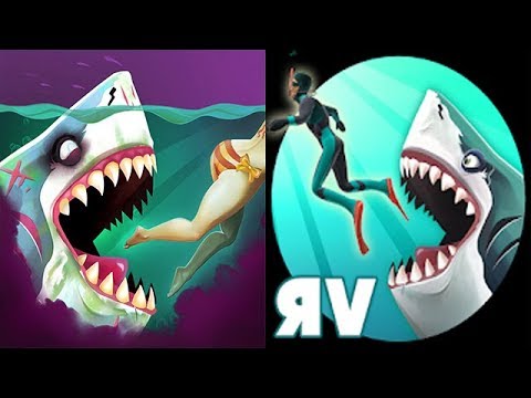 HUNGRY SHARK WORLD vs HUNGRY SHARK VR - YouTube