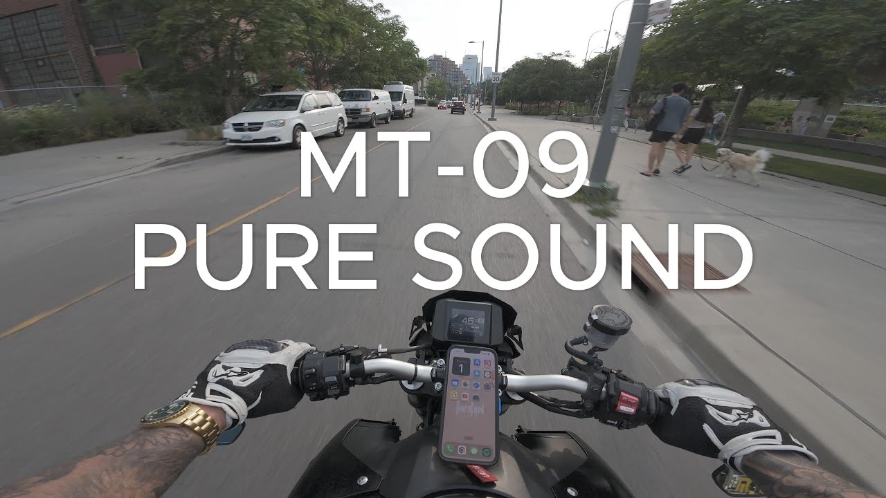 MT-09 STRAIGHT PIPE EXHAUST | PURE SOUND VLOG - YouTube