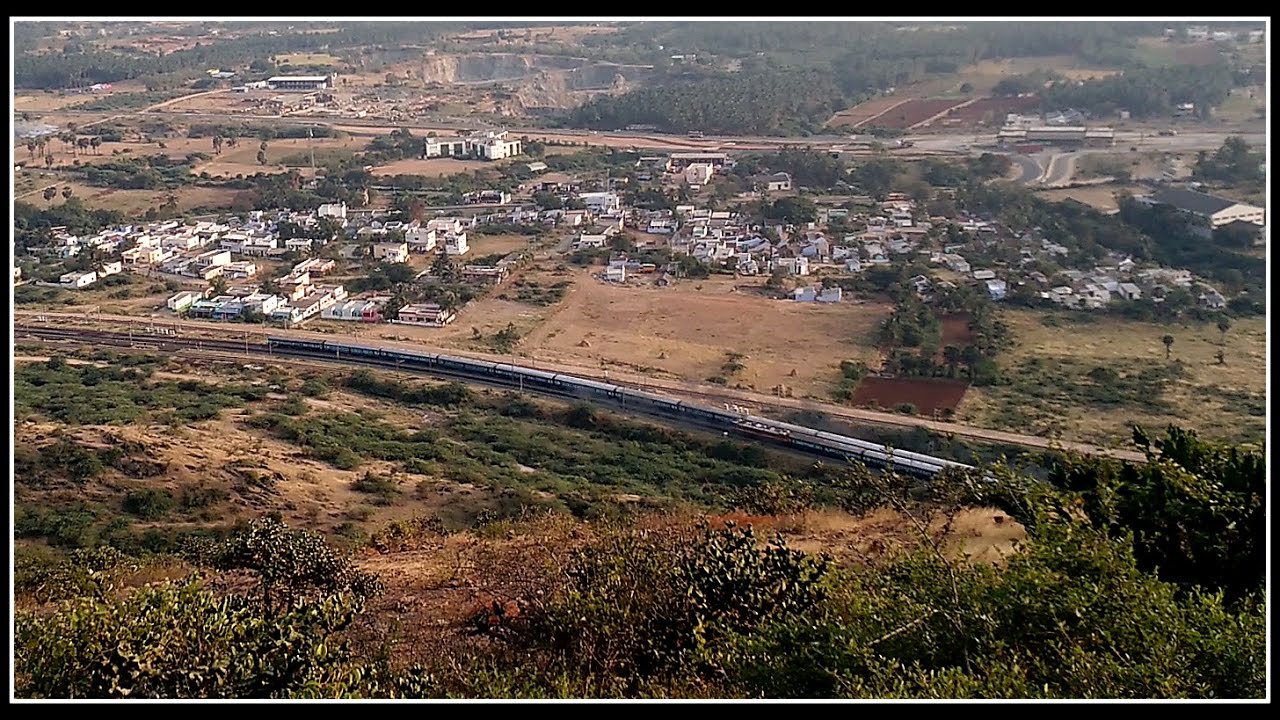 Coimbatore Madukkarai Hill View | Spotting Trains from 1000 Ft Above ...
