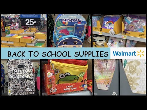 WALMART BACK TO SCHOOL SUPPLIES 2020! WALMART BACK TO SCHOOL SHOPPING ...