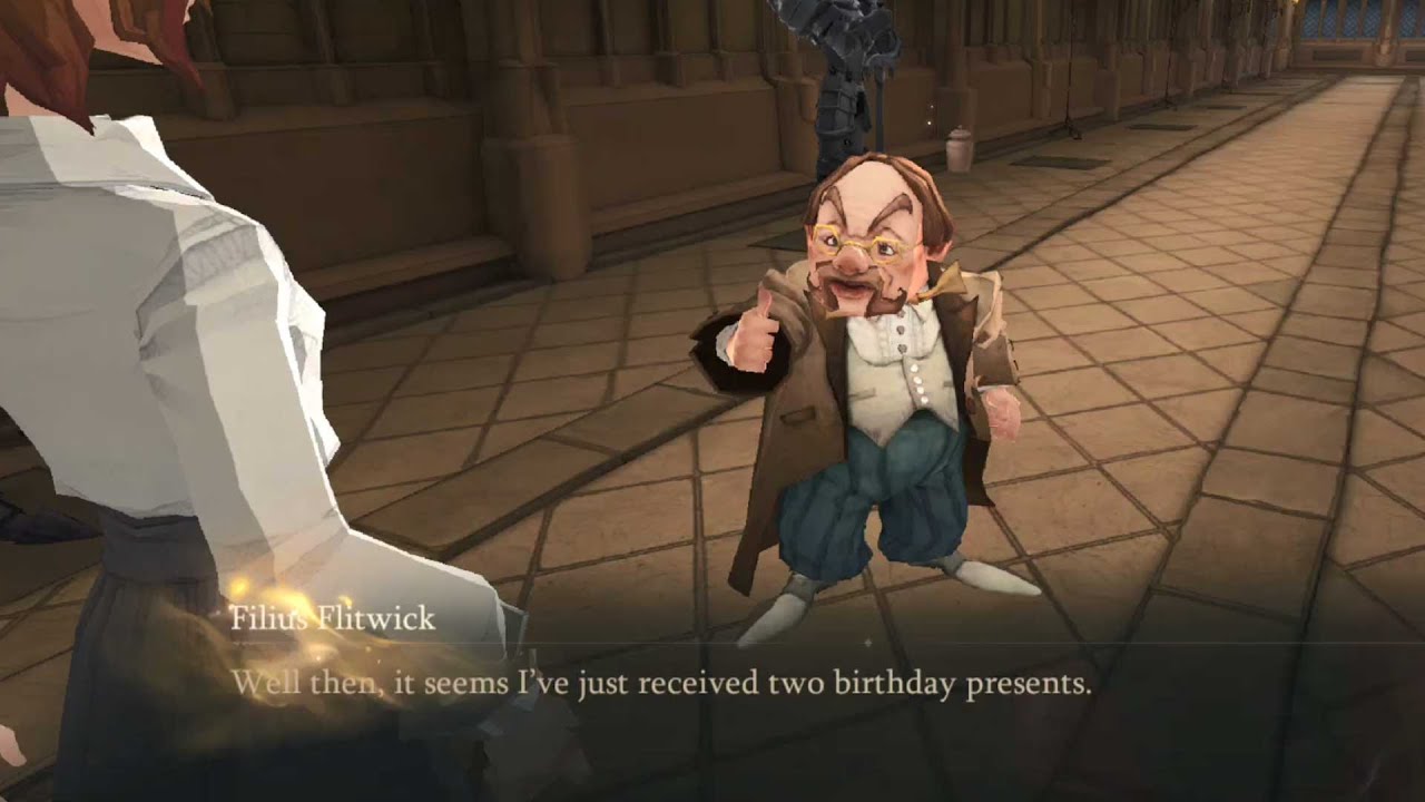 Harry Potter Magic Awakened Professor Flitwick's Birthday - YouTube