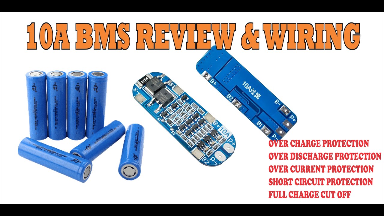 10A BMS REVIEW AND WIRING | #electronics #bms #lithiumbattery # ...