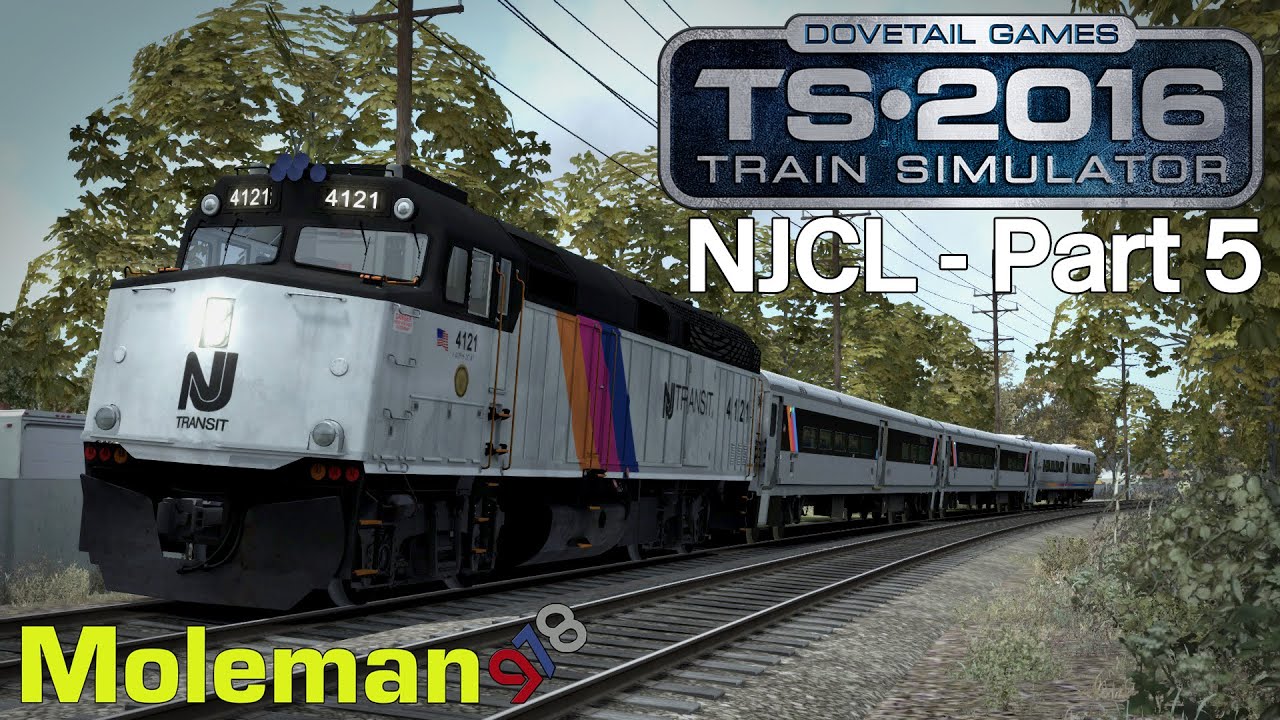 Train Simulator 2016 | North Jersey Coast Line Part 5 | NJTransit F40PH ...