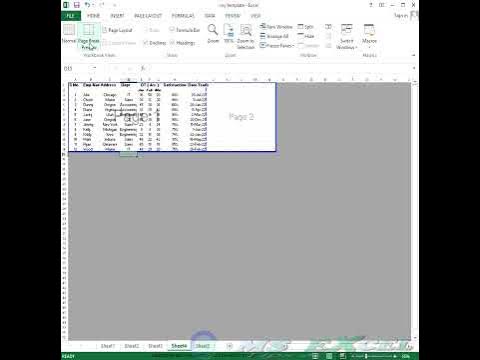 How to Adjust Page Breaks in MS Excel - YouTube
