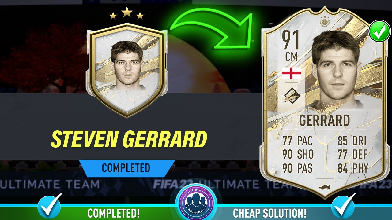 91 Prime Icon Steven Gerrard SBC Completed - Cheapest Solution & Tips ...