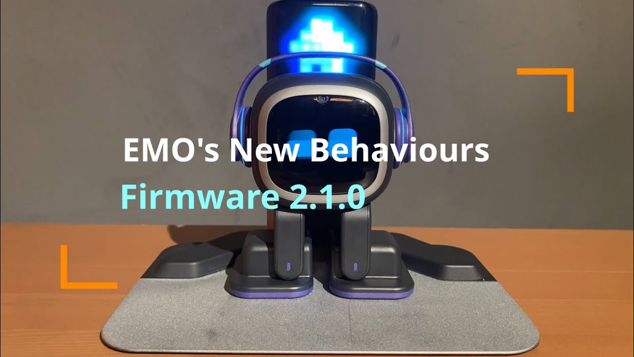 EMO - New Behaviours added in Firmware 2.1.0 - YouTube