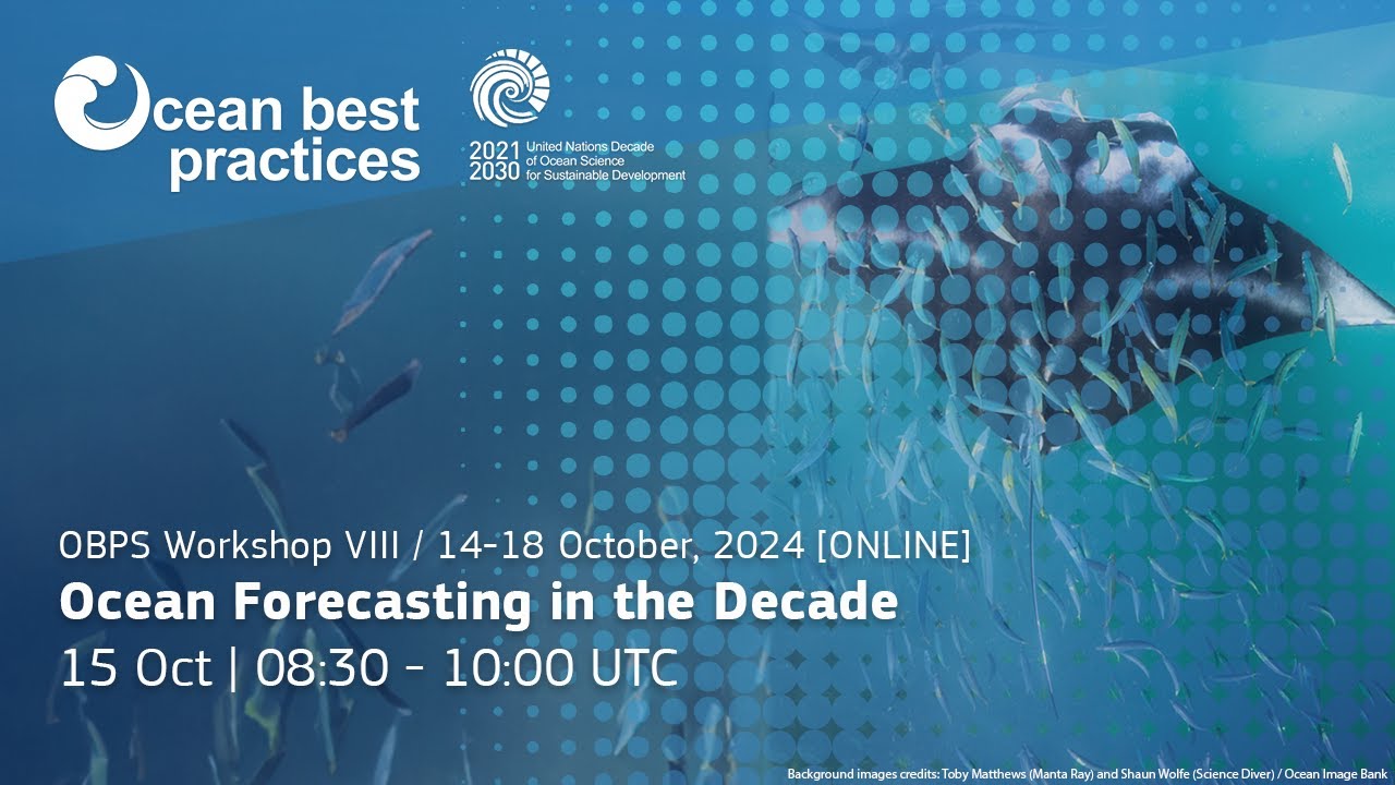 Ocean Forecasting in the Decade (Session 1) - YouTube