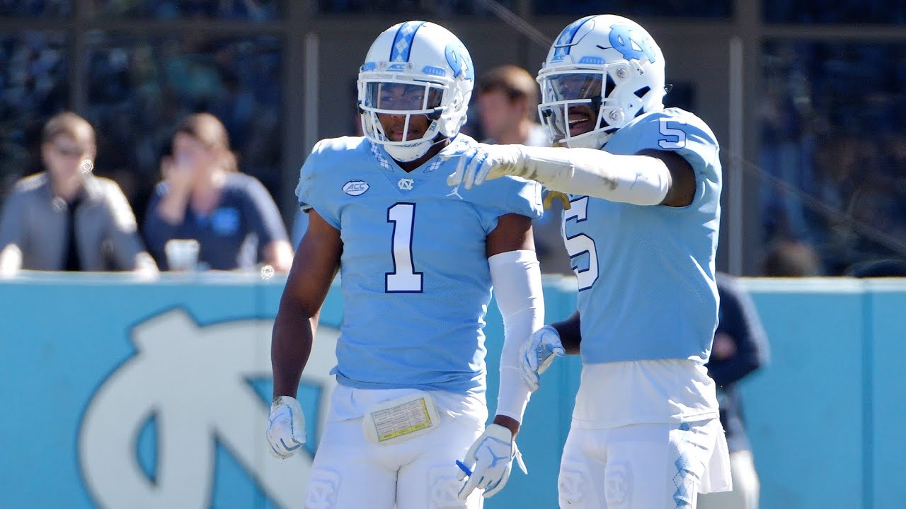 Emery Simmons Amazing Catch Gives North Carolina The Lead vs Notre Dame ...